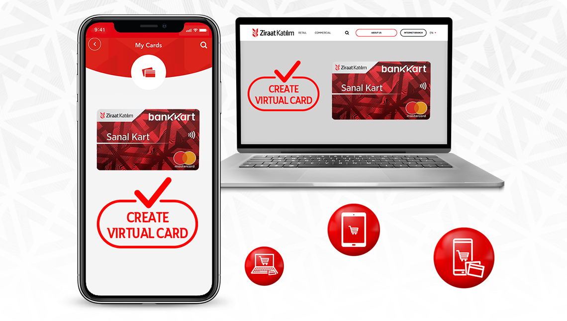 Bankkart (Virtual Card) | Ziraat Katılım